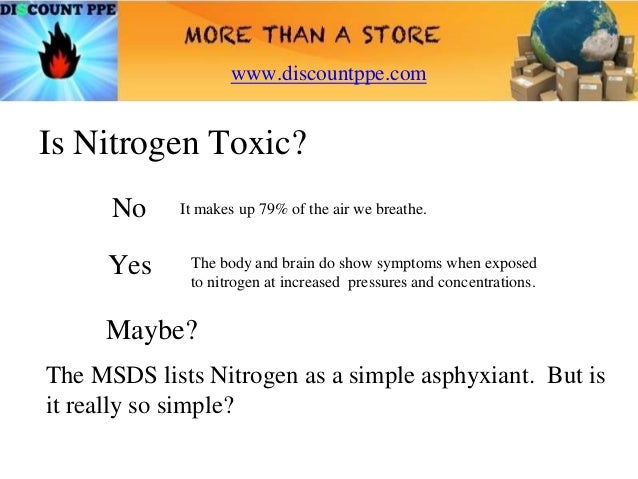 Is N2 Toxic – Nitrogen Toxicity – LIHS