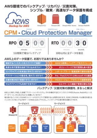 N2WS CPM(Cloud Protection Manager) | PDF
