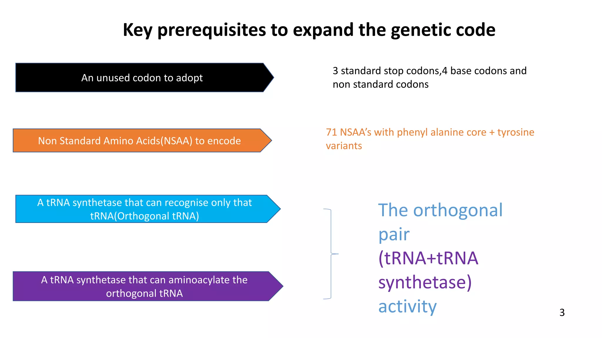 Expanding the Genetic Code | PPTX