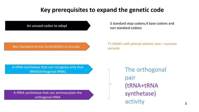Expanding the Genetic Code | PPTX