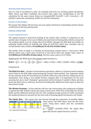 Adidas AG valuation | PDF