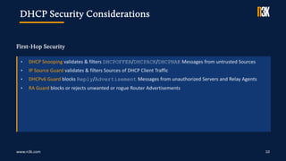 DHCP Security Consideration | PDF | Computer Networking | Computing