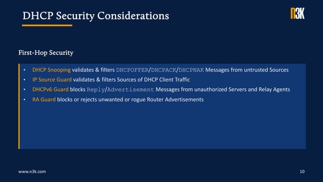 DHCP Security Consideration | PDF | Computer Networking | Computing