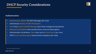 DHCP Security Consideration | PDF | Computer Networking | Computing