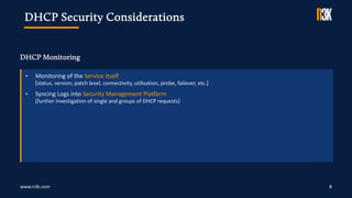 DHCP Security Consideration | PDF | Computer Networking | Computing