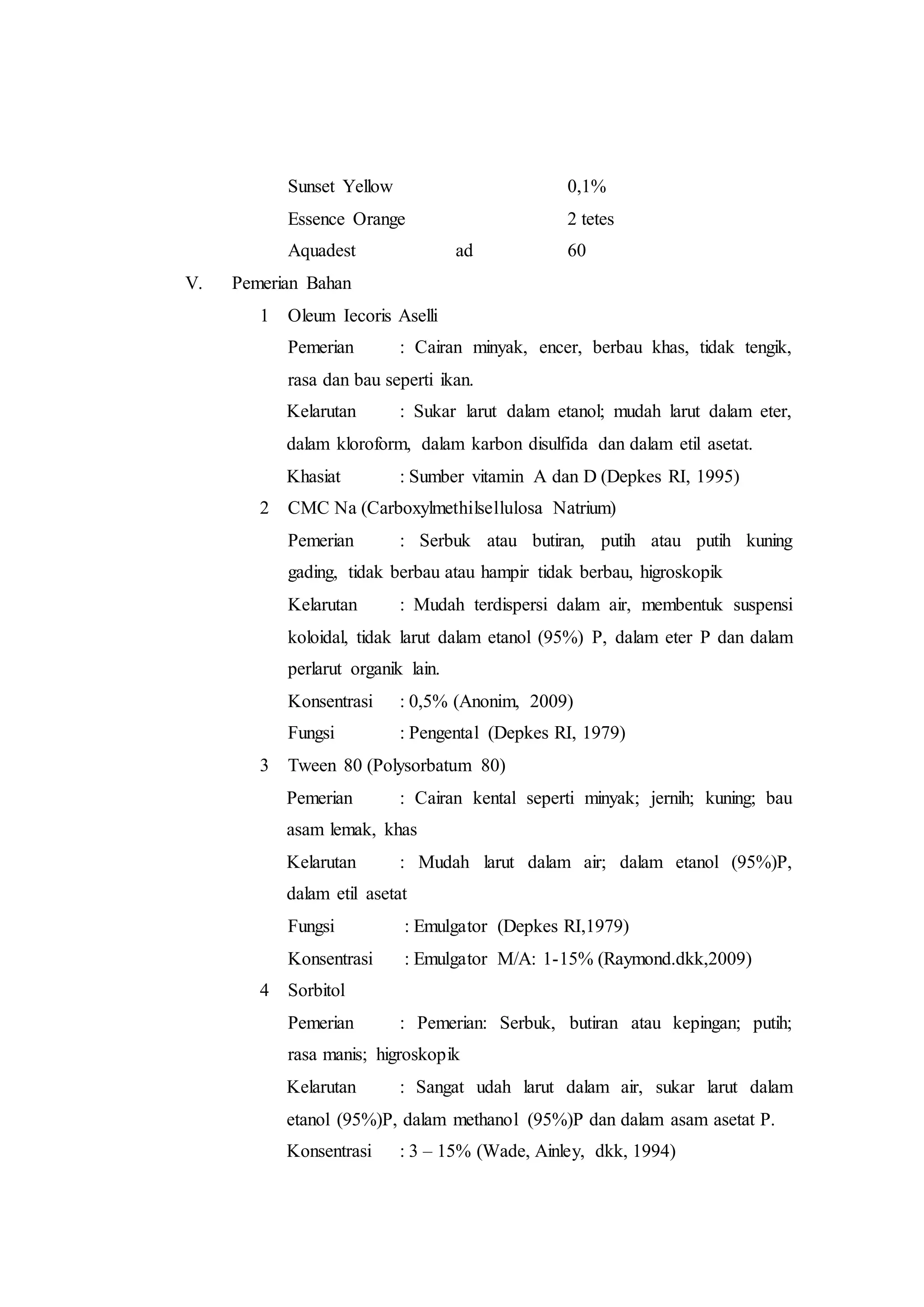 Laporan resmi emulsi iecoris aselli | DOCX