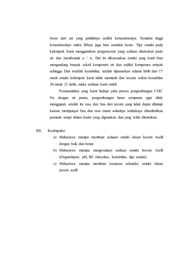 Laporan resmi emulsi iecoris aselli | DOCX