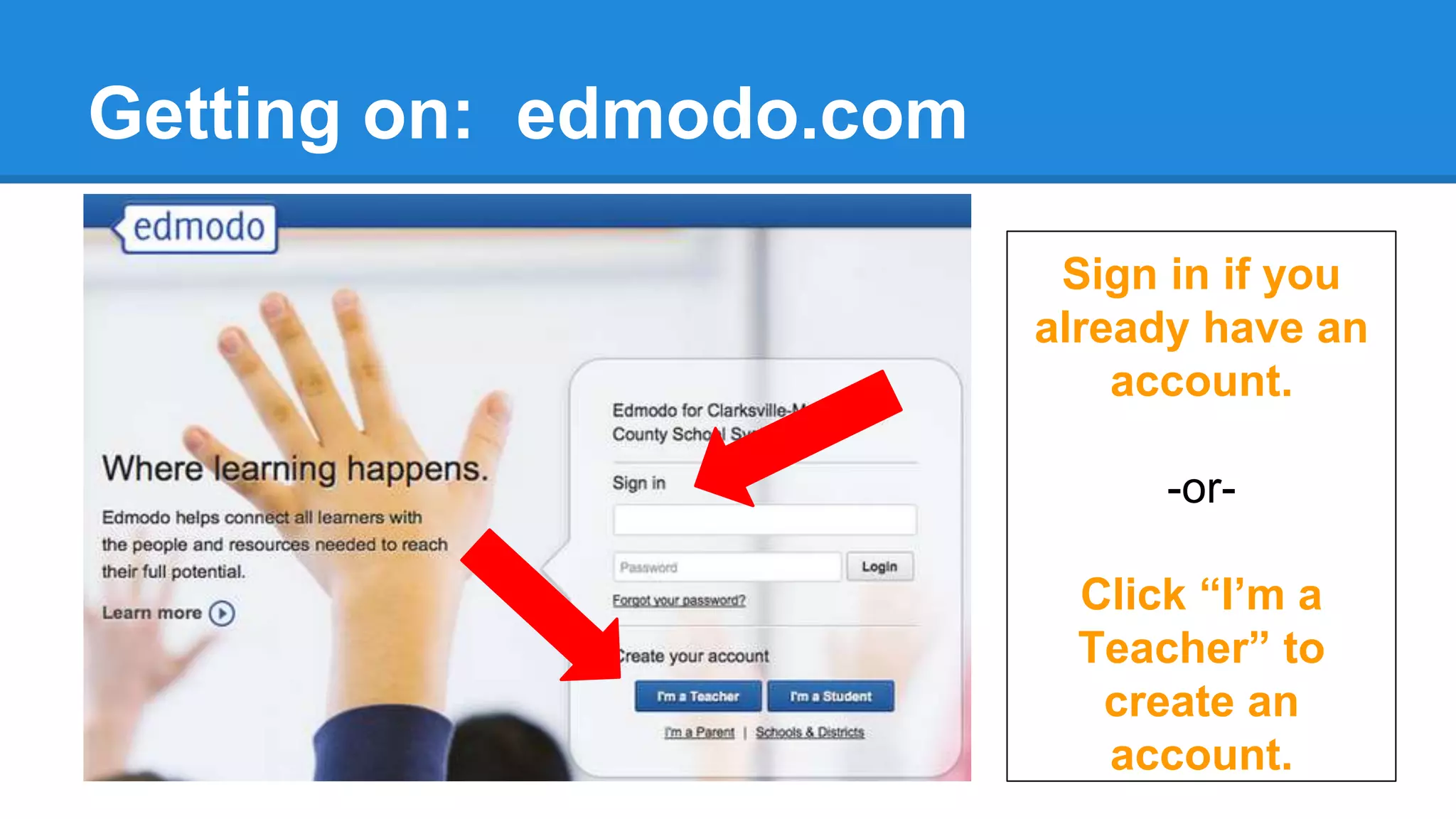 Edmodo module 1 -getting started- | PPTX
