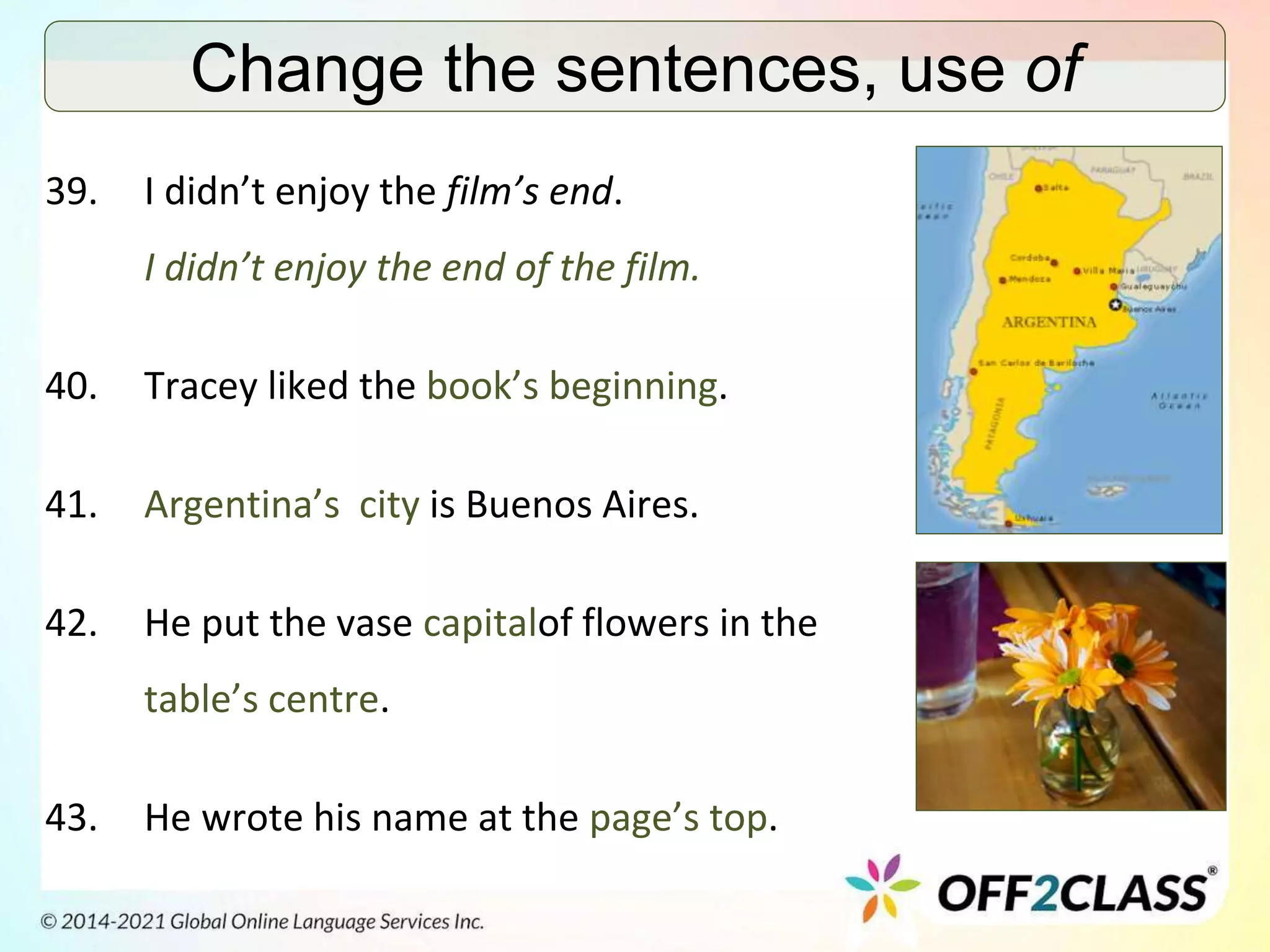 Possessive Nouns – Free ESL Lesson Plan | PPTX