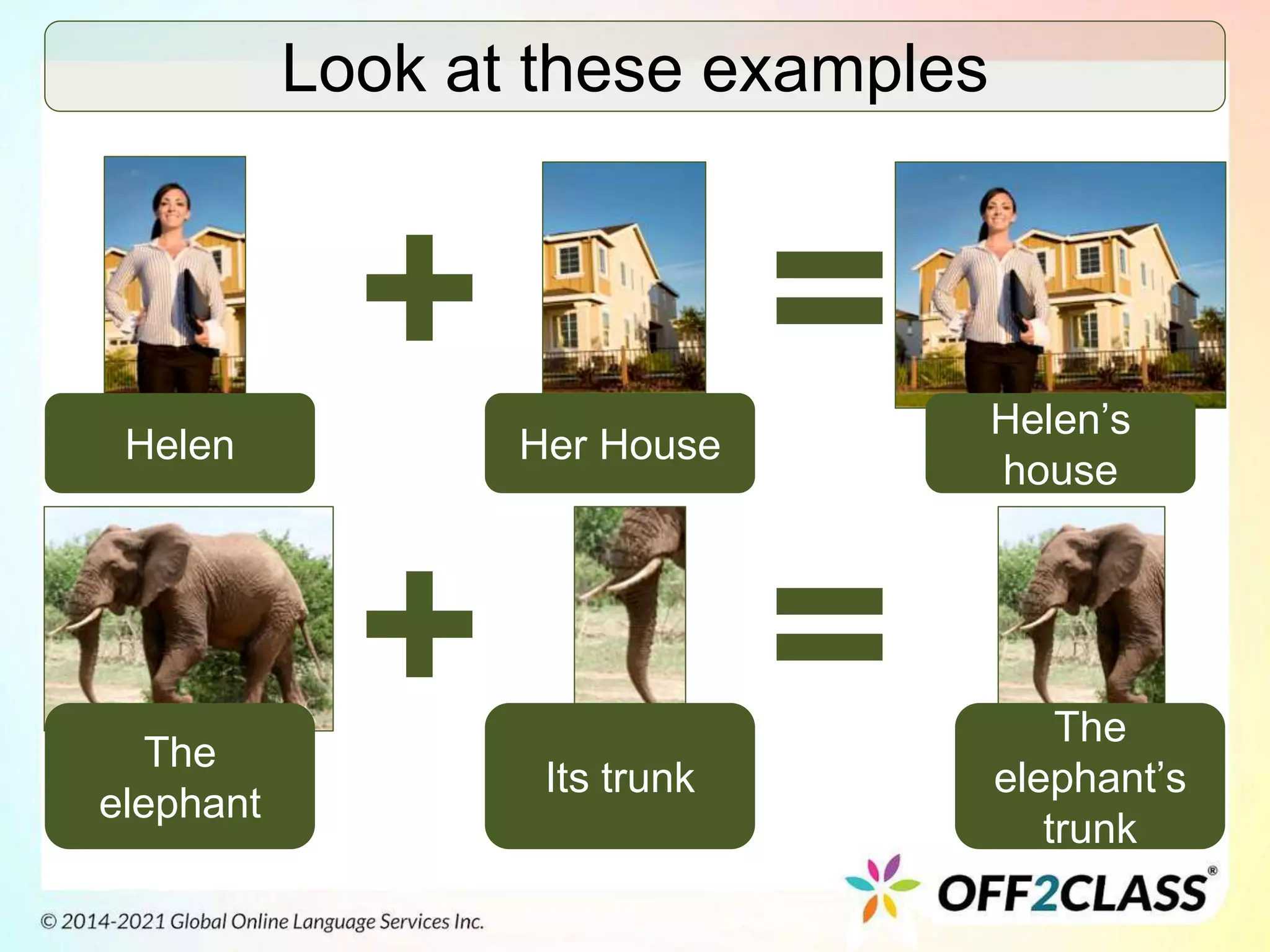 Possessive Nouns – Free ESL Lesson Plan | PPTX