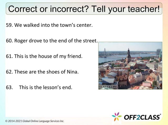 Possessive Nouns – Free ESL Lesson Plan | PPTX