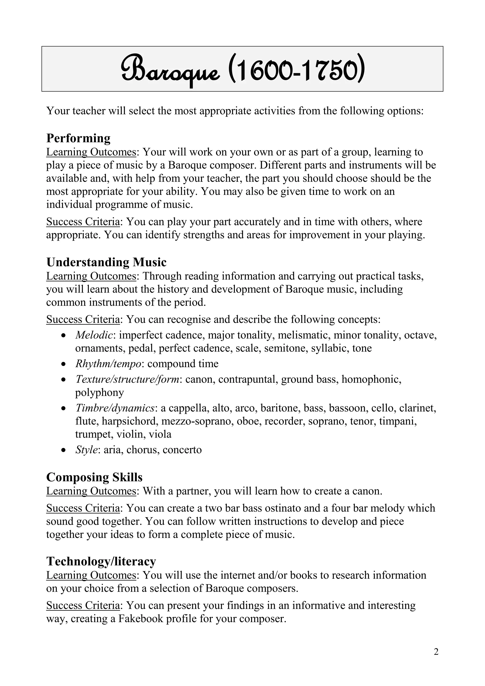 N4 5-history-of-classical-music-pupil-copy | PDF