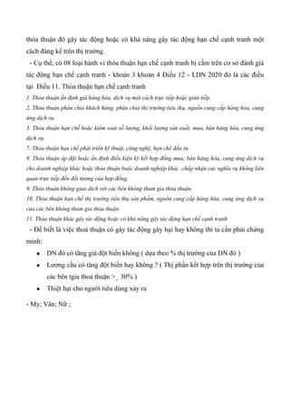 N4 - BTVN LUẬT CẠNH TRANH.docx.......... | PDF