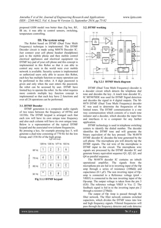 Arm Robot Surveillance Using Dual Tone Multiple Frequency Technology | PDF
