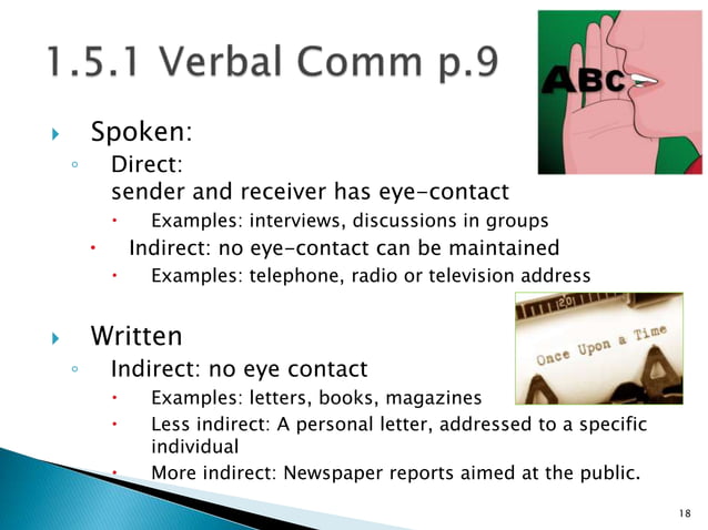 N4 Communication - Basic Communication Principles for N4 students at ...