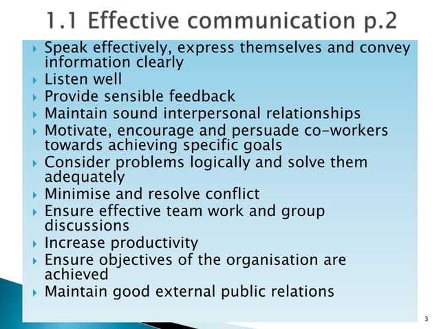 N4 Communication - Basic Communication Principles for N4 students at TVET Colleges | PPTX
