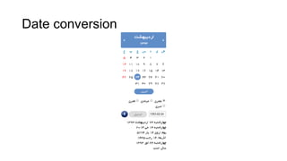 Persian Jalali Calendar for Chrome | PPTX | Programming Languages | Computing