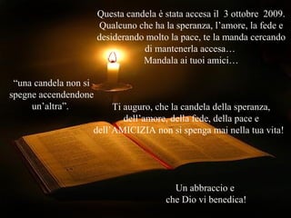 N 4 pace fede amore e speranza | PPS | Television | Entertainment