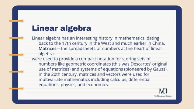 Linear_algebra.pptx | Physics | Science
