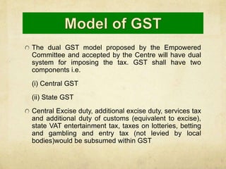 GST in India | PPT