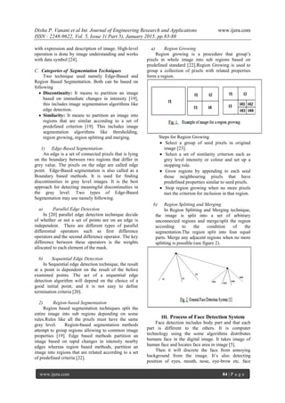 Face Detection in Digital Image: A Technical Review | PDF