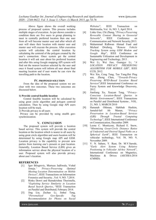 A Survey of Privacy-Preserving Algorithms for Finding meeting point in Mobile Adhoc Network ...