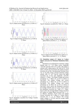 Simulation of 3 Phase to 3 Phase Power Conversion Using Matrix ...