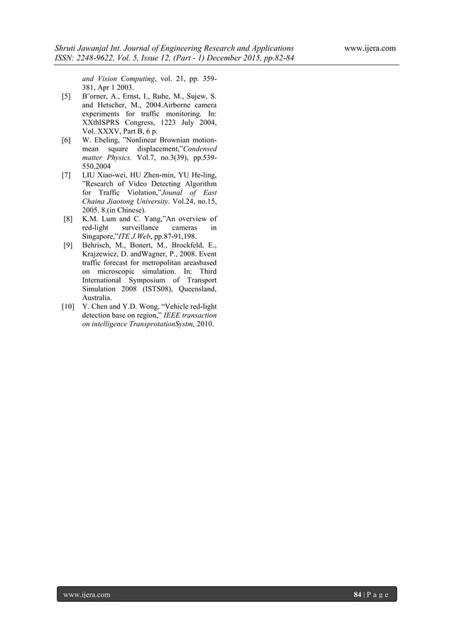 Traffic Violation Detection Using Multiple Trajectories of Vehicles | PDF