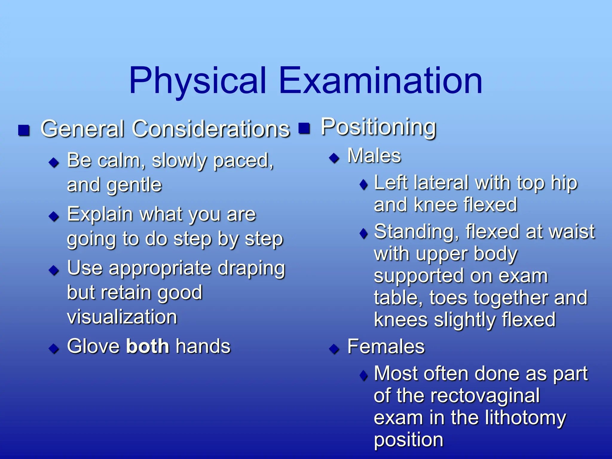 N544- Physical Assessment of the Male GU System, Anus, Rectum and ...