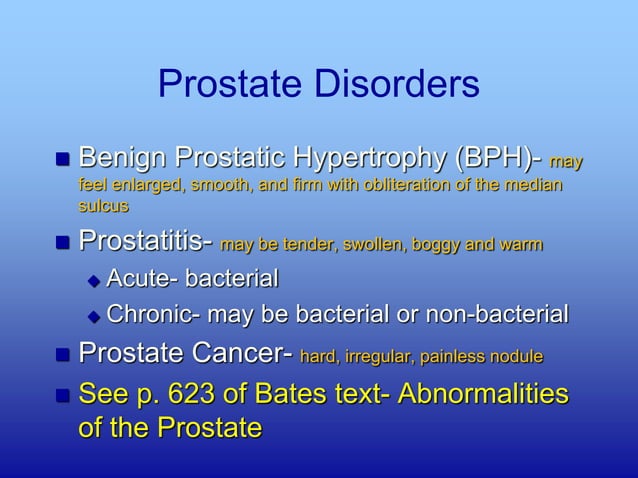 N544- Physical Assessment of the Male GU System, Anus, Rectum and ...