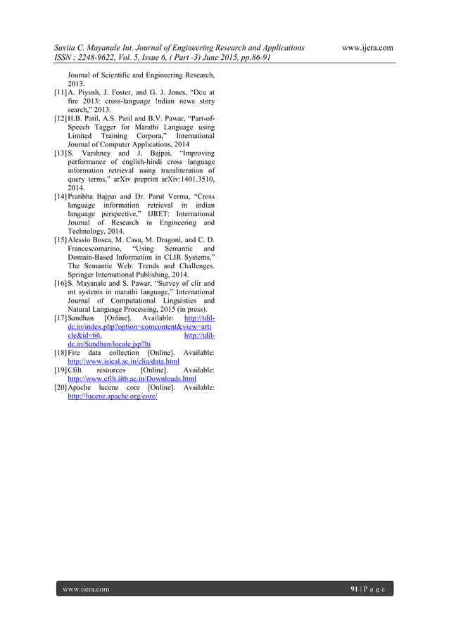 Marathi-English CLIR using detailed user query and unsupervised corpus-based WSD | PDF