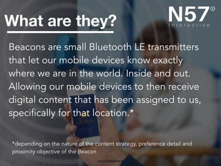 N57 Interactive // Hello Beacons | PDF