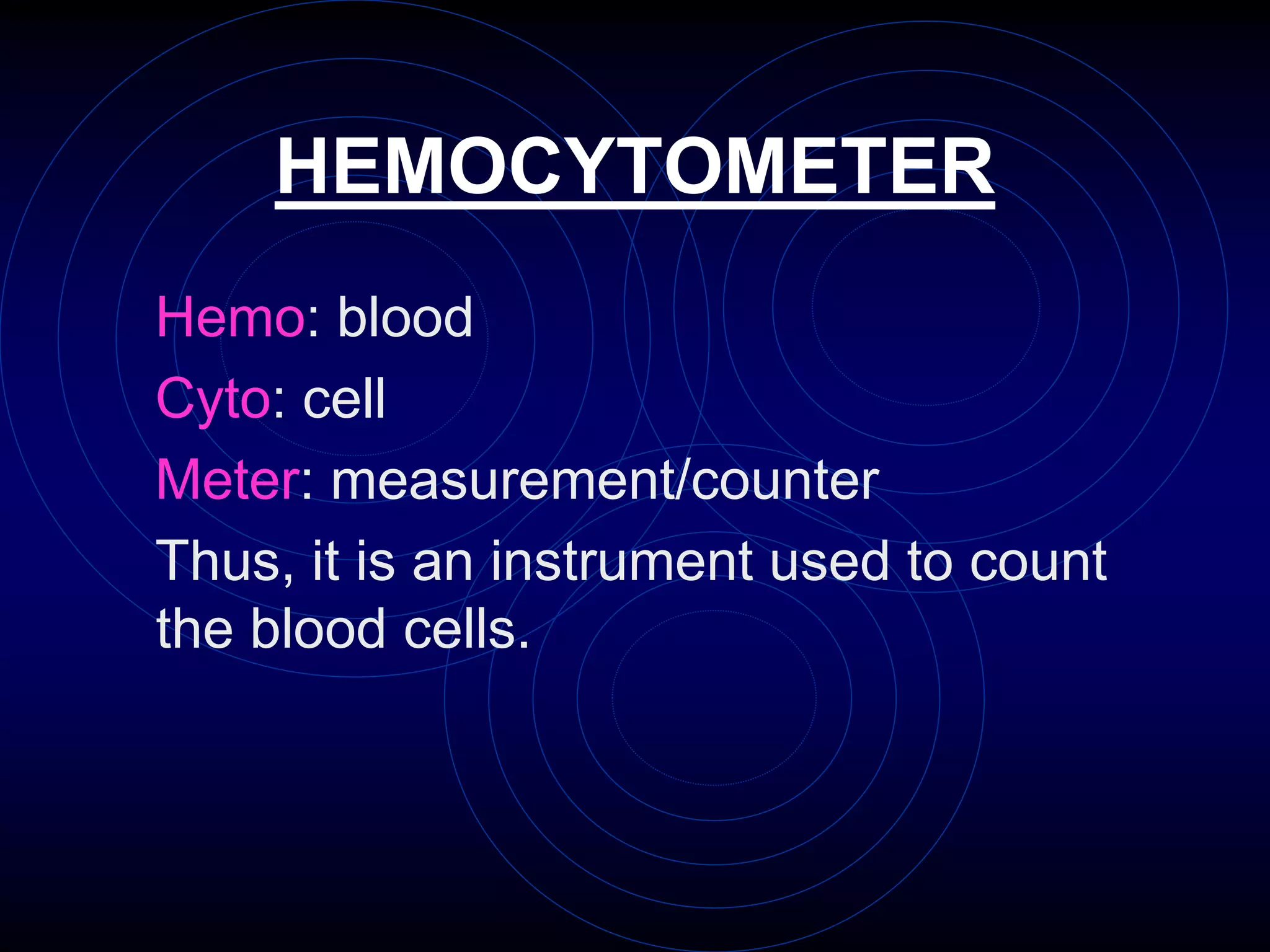 Hemocytometer | PDF