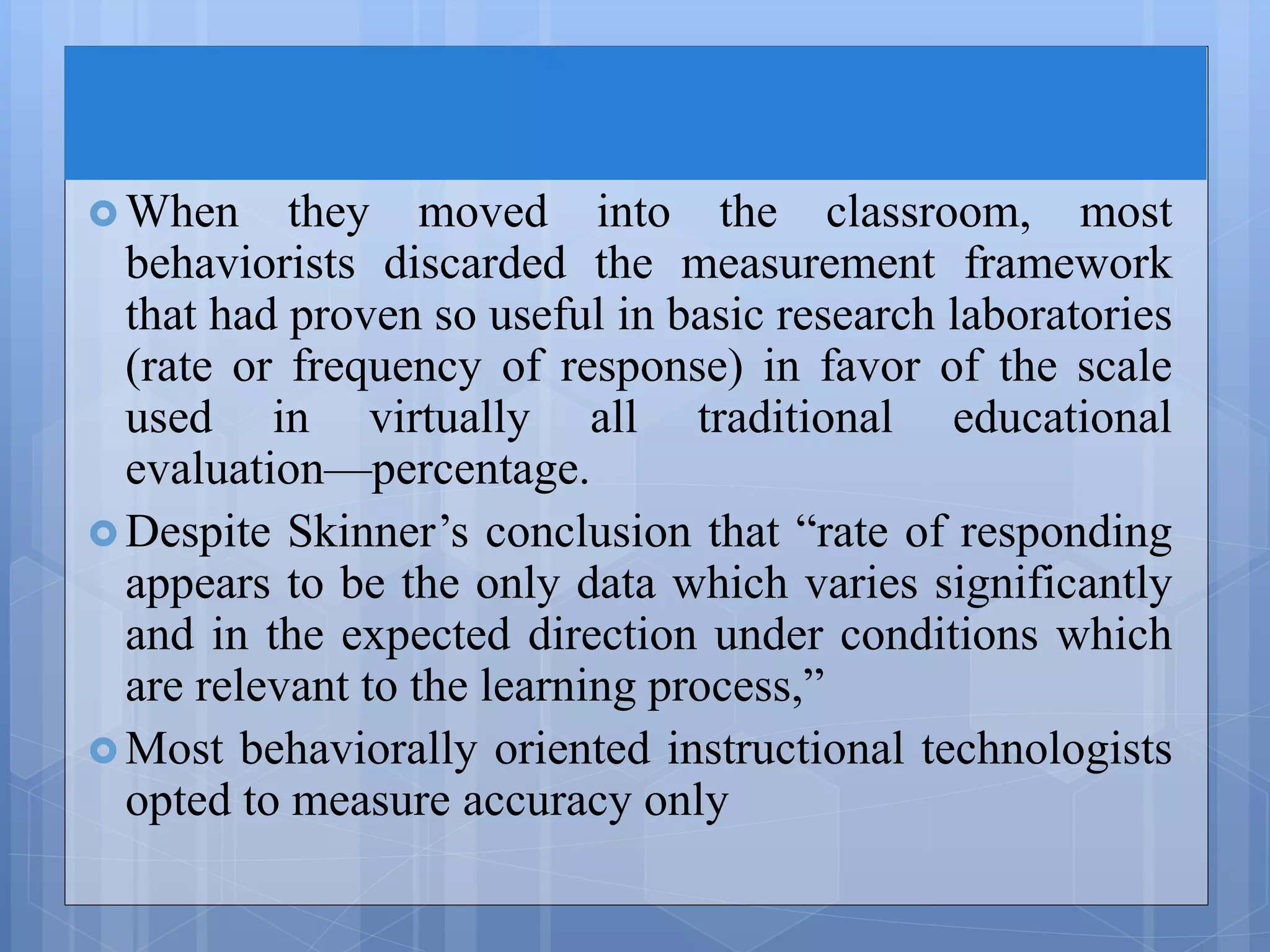 Precision teaching | PPT