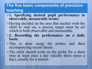 Precision teaching | PPT