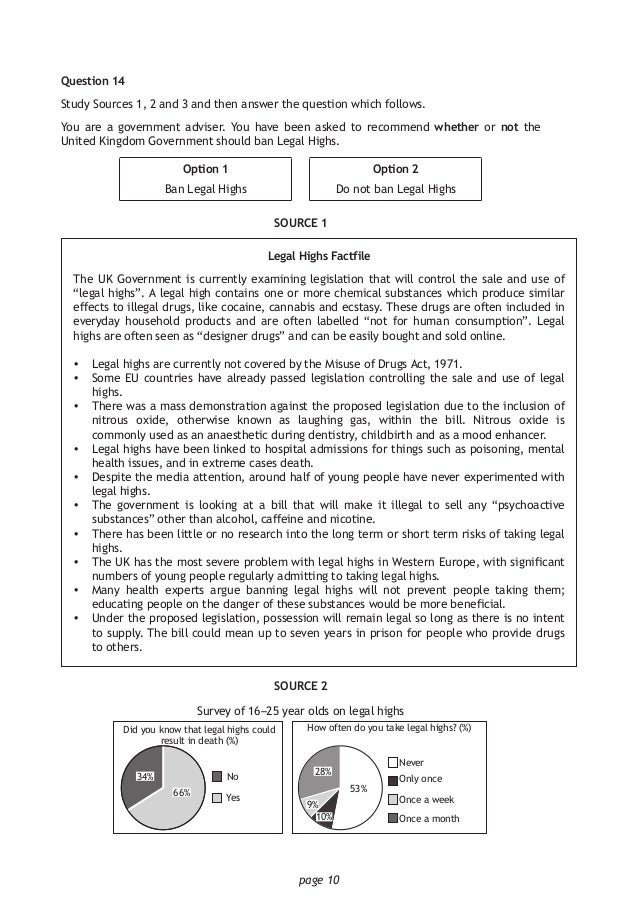 Example National 5 exam paper – Belmont Modern Studies