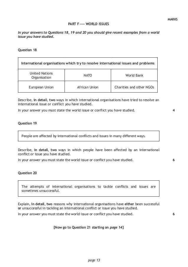 National 5 Modern Studies exam – specimen – Belmont Modern Studies