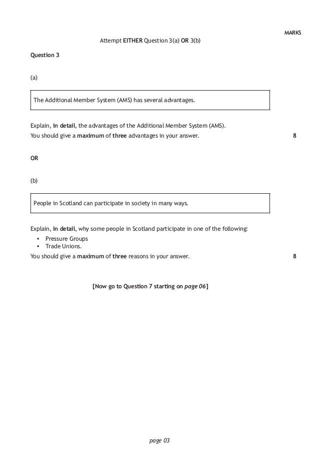 National 5 Modern Studies exam – specimen – Belmont Modern Studies