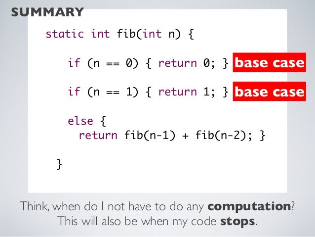 Programming in Java: Recursion