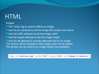 N5 Computing Science HTML | PPT