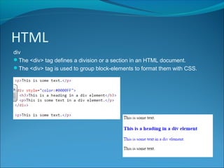 N5 Computing Science HTML | PPT