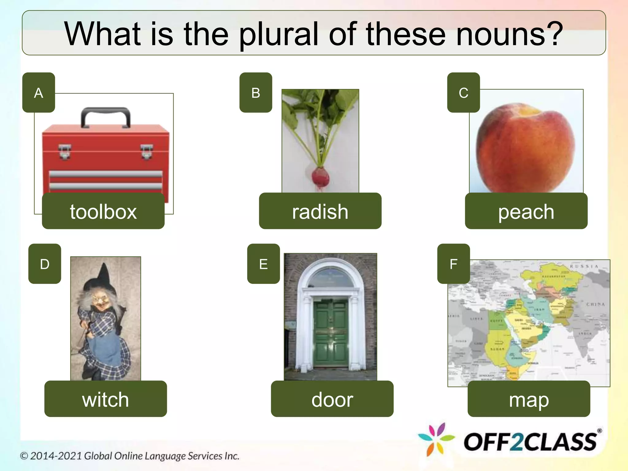 Singular And Plural Regular Nouns – Free ESL Lesson Plan | PPTX