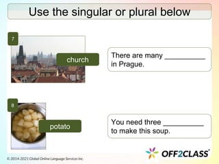 Singular And Plural Regular Nouns – Free ESL Lesson Plan | PPTX