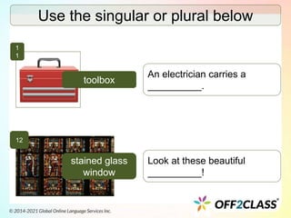 Singular And Plural Regular Nouns – Free ESL Lesson Plan | PPTX