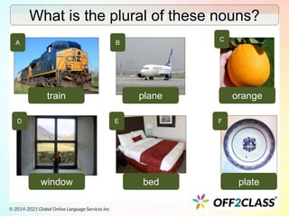 Singular And Plural Regular Nouns – Free ESL Lesson Plan | PPTX
