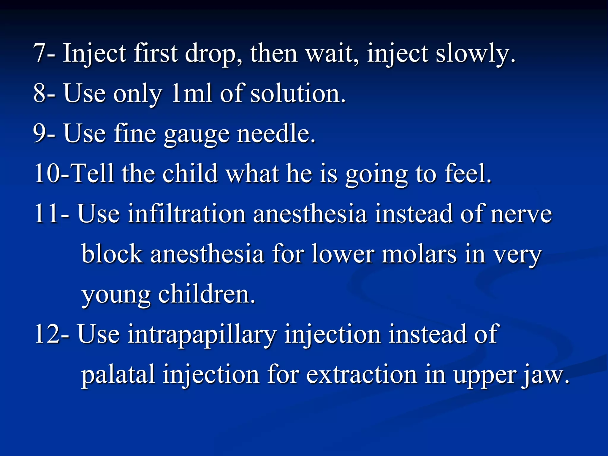 local anesthesia for dental child patient | PPT