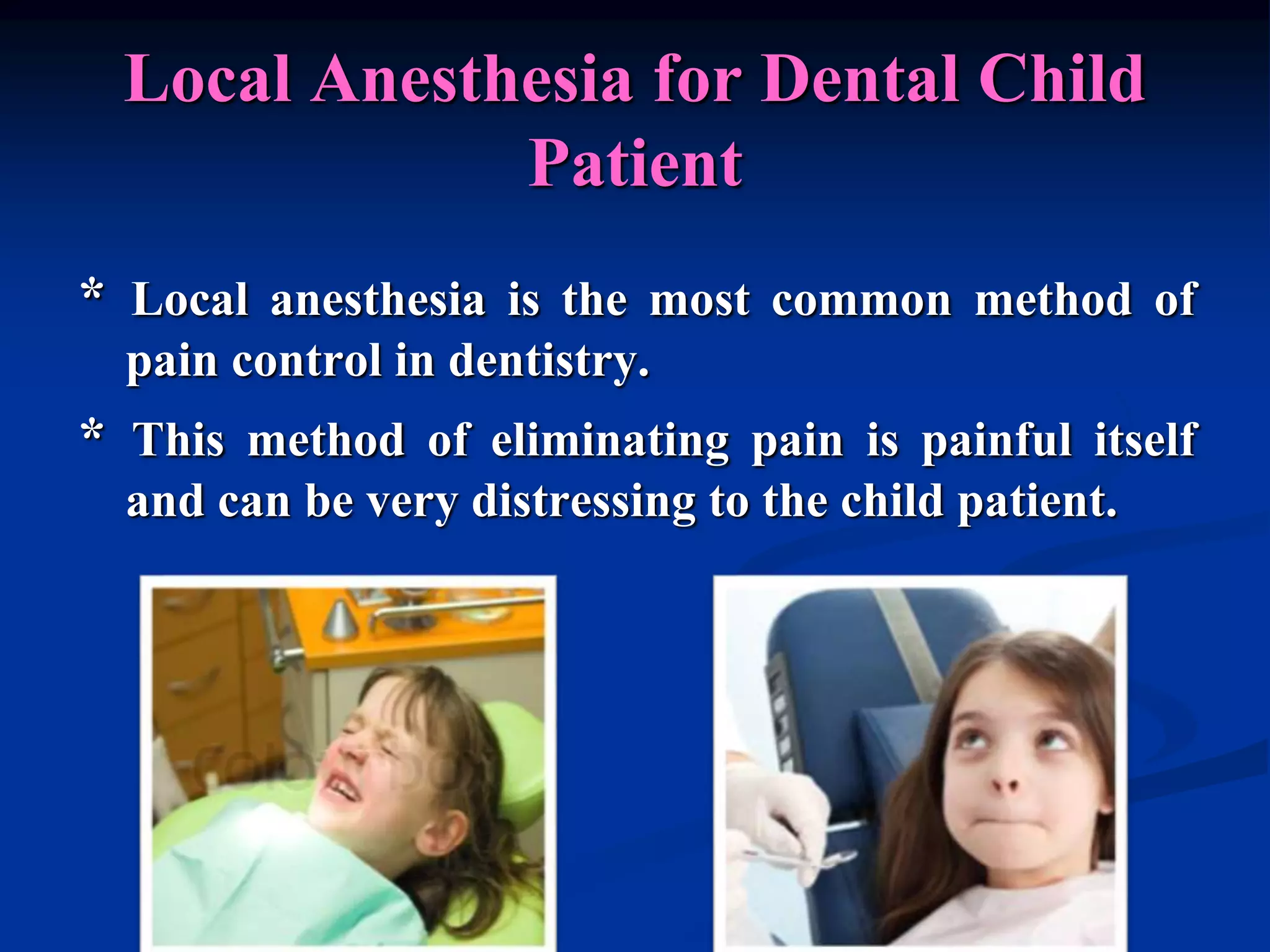 local anesthesia for dental child patient | PPT