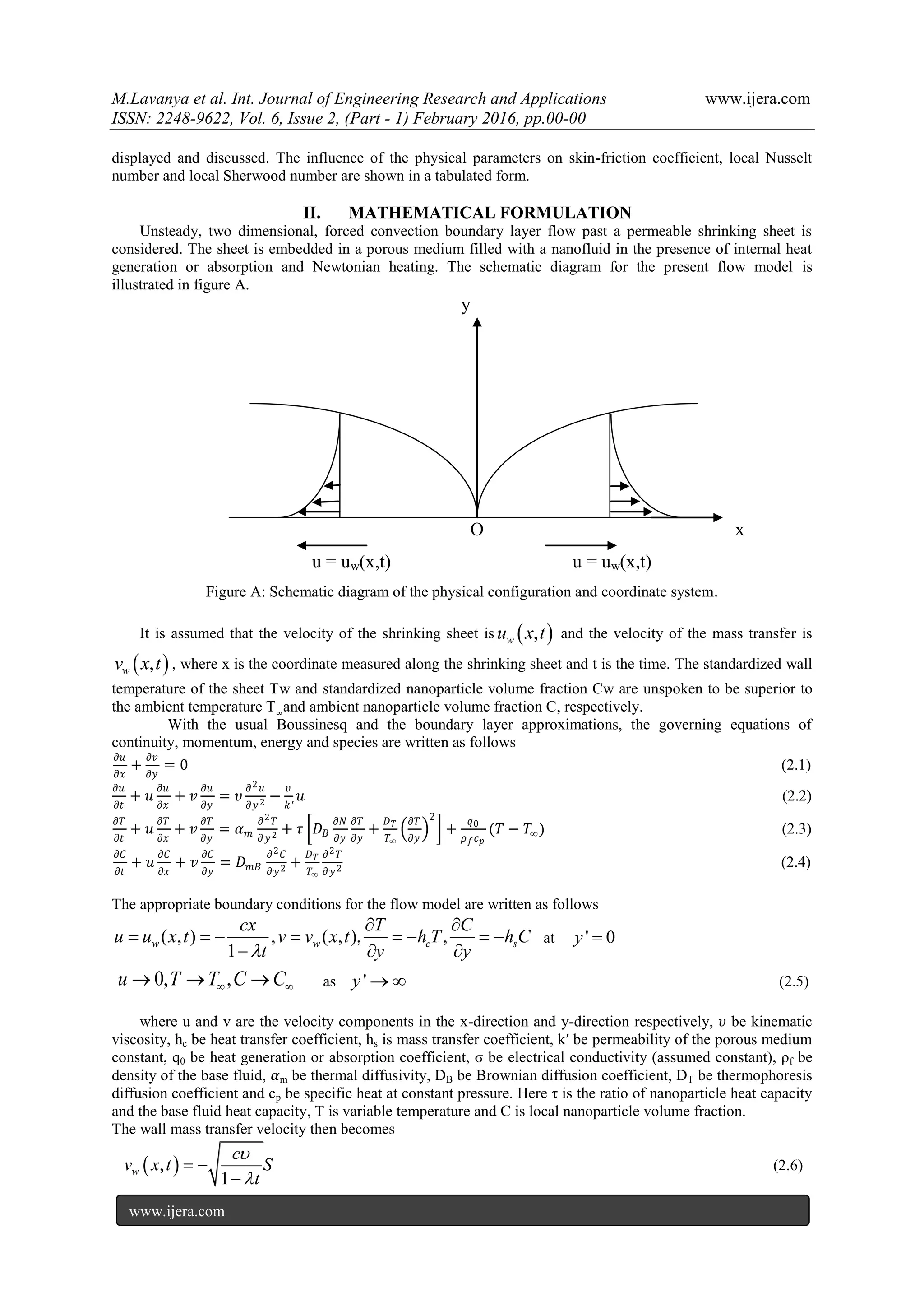 Nanofluid Flow past an Unsteady Permeable Shrinking Sheet with Heat Source or Sink and Newtonian ...
