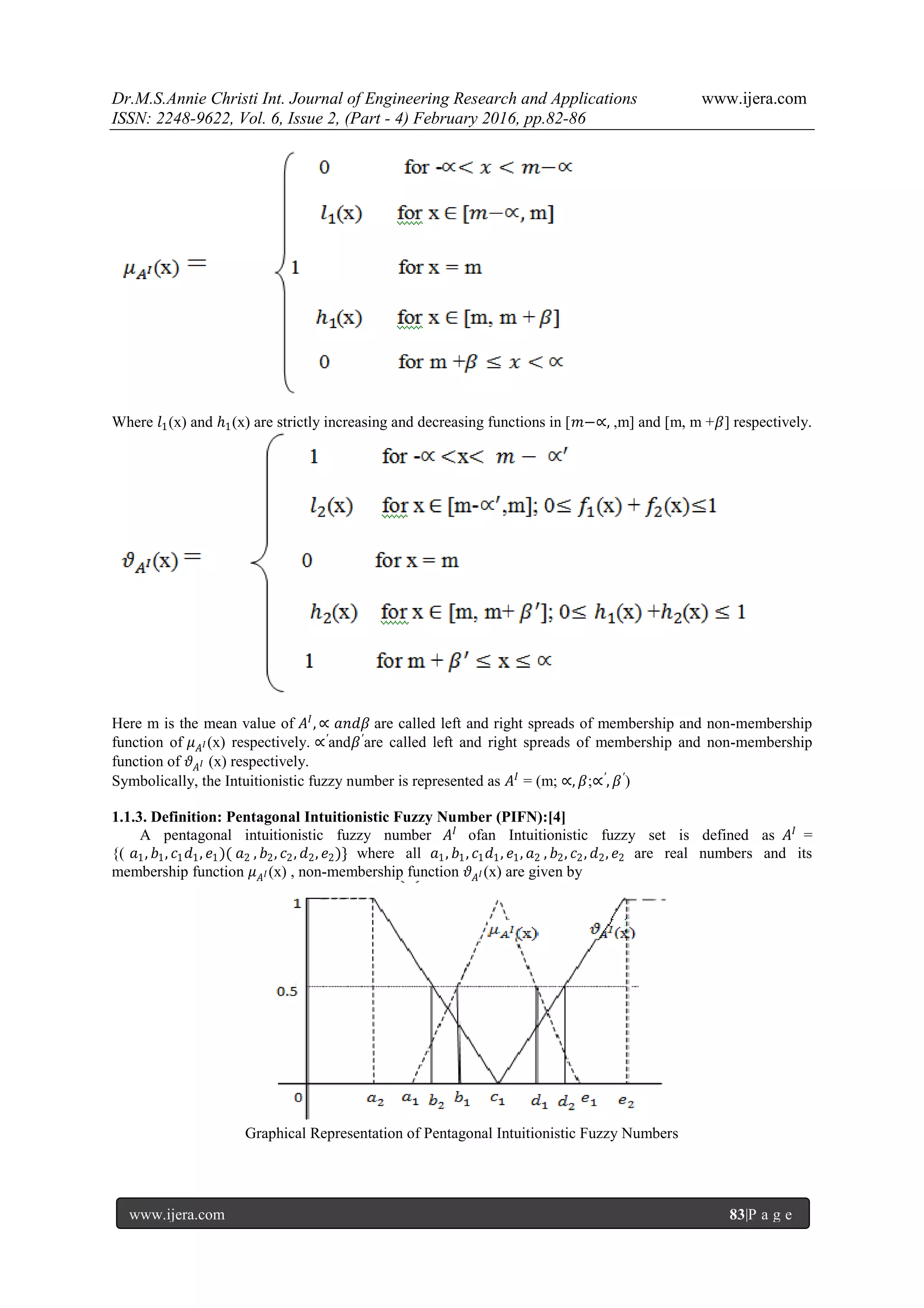 Transportation Problem With Pentagonal Intuitionistic Fuzzy Numbers