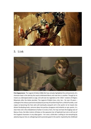 20 toughest video game characters of all time www.gamebasin.com